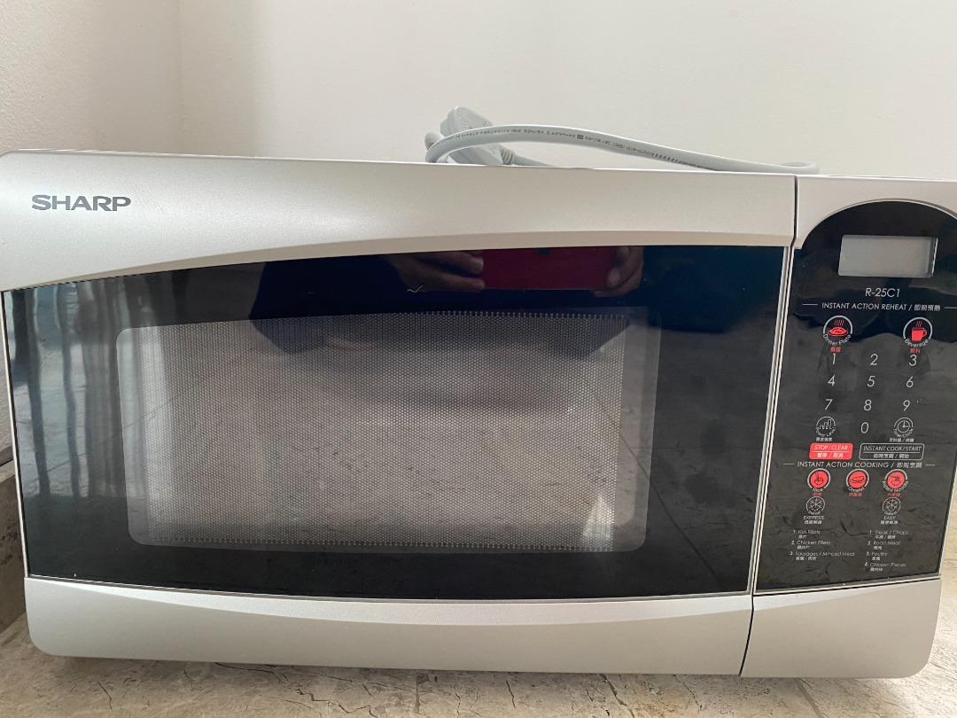SHARP R25C1 MICROWAVE OVEN, TV & Home Appliances, Kitchen Appliances ...