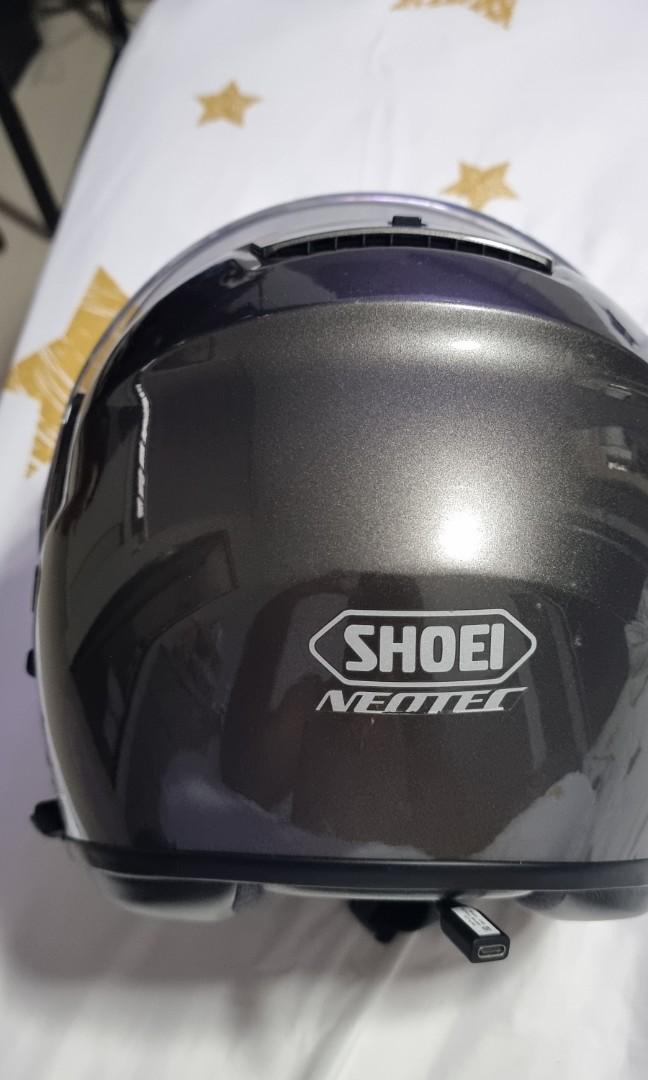 Shoei neotec with sena 3s bluetooth, Motorcycles, Motorcycle ...