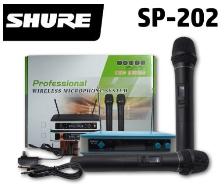 Shure SP-202 Professional Wireless Microphone System, Audio ...
