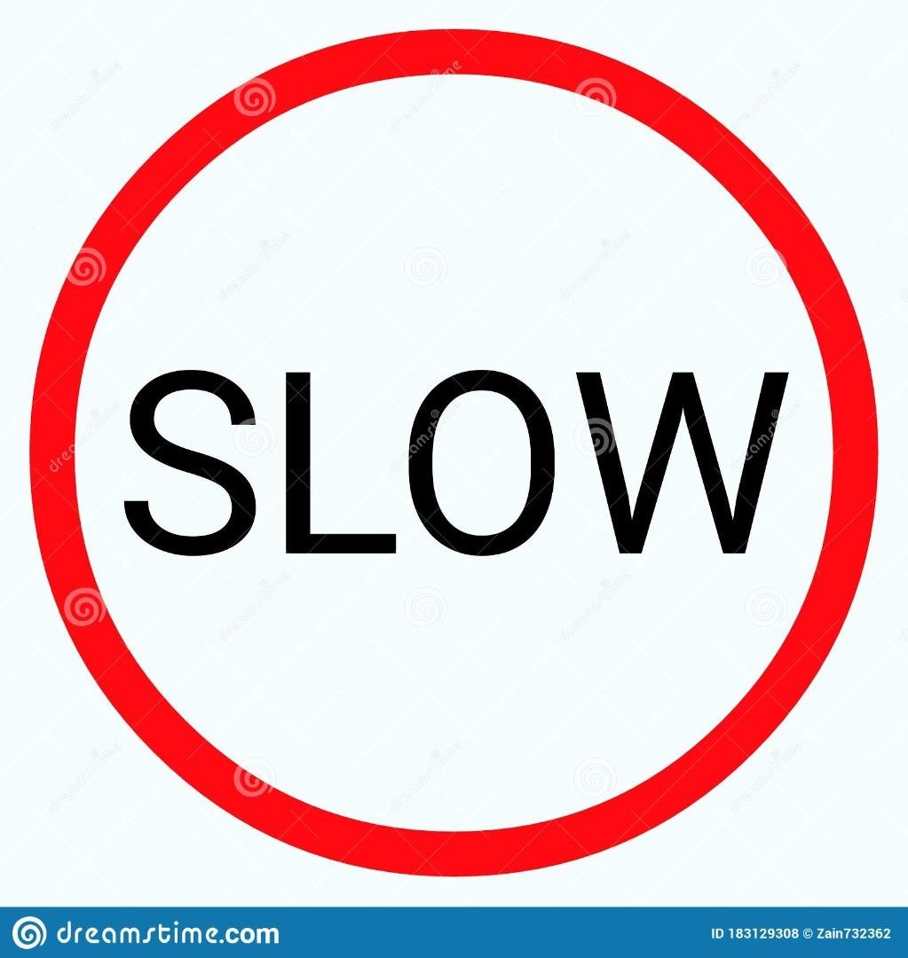 Slow Traffic sign, Commercial & Industrial, Industrial Equipment on ...