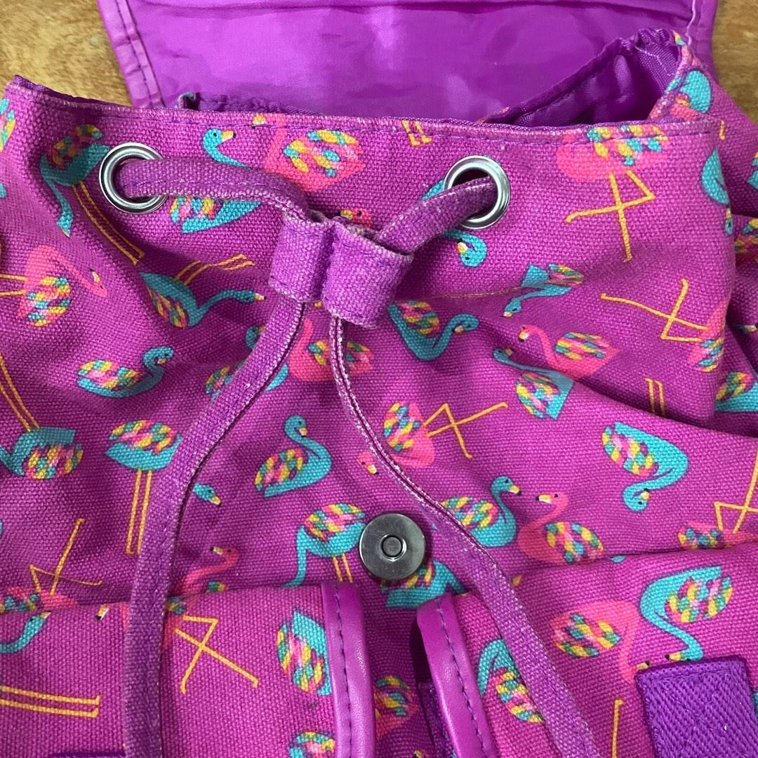 Smiggle Go Girl Backpack Flamingo, Babies & Kids, Babies & Kids Fashion ...
