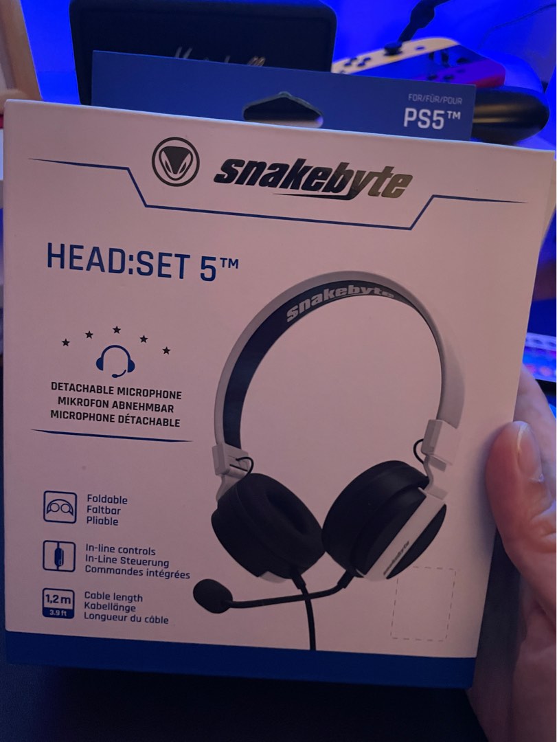 Snakebyte PS5 Gaming Headset, Audio, Headphones & Headsets on Carousell