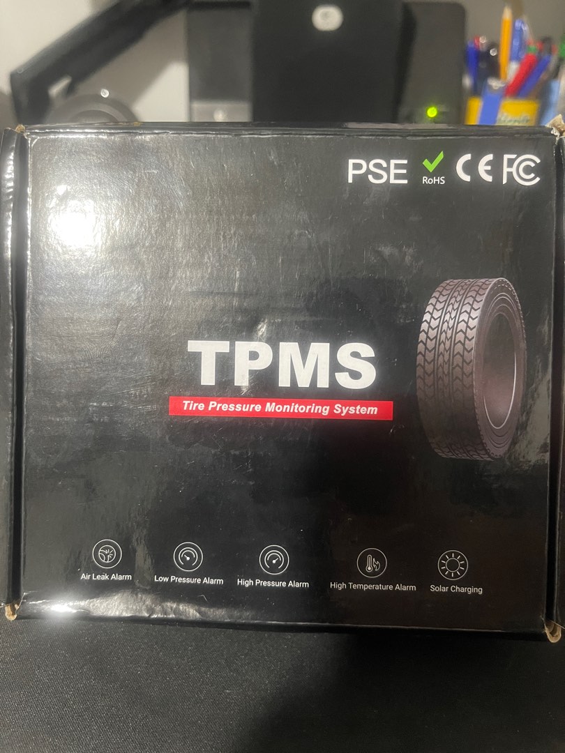 Solar Powered TPMS, Car Accessories, Accessories on Carousell