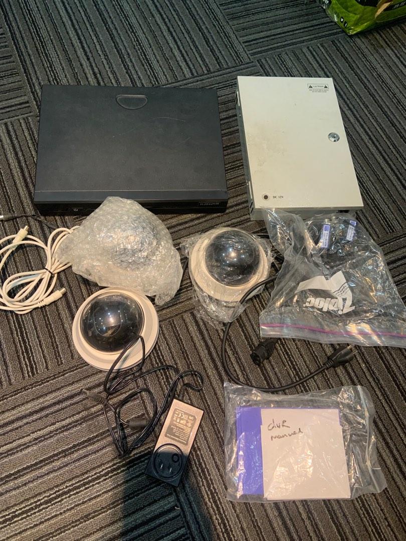 Sony CCTV set with DVR and Power Switch, Furniture & Home Living ...