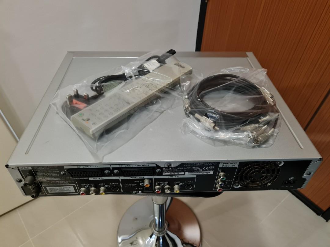 Sony DVD recorder RDR-HX900, TV & Home Appliances, TV & Entertainment ...