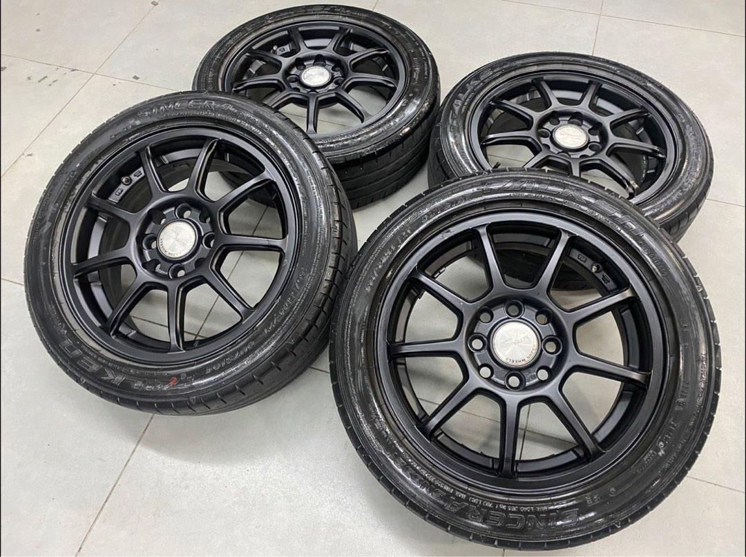 Sport Rim Advan Racing 14 kancil viva kelisa, Auto Accessories on Carousell