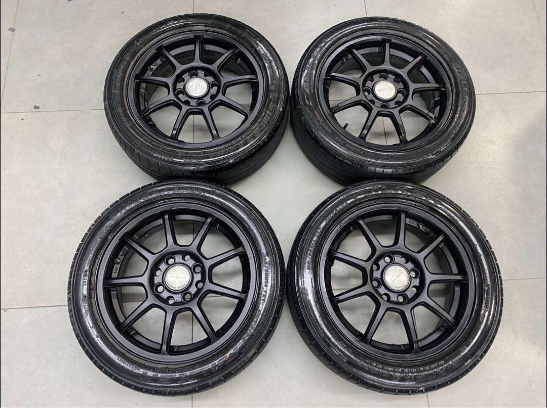 Sport Rim Advan Racing 14 kancil viva kelisa, Auto Accessories on Carousell