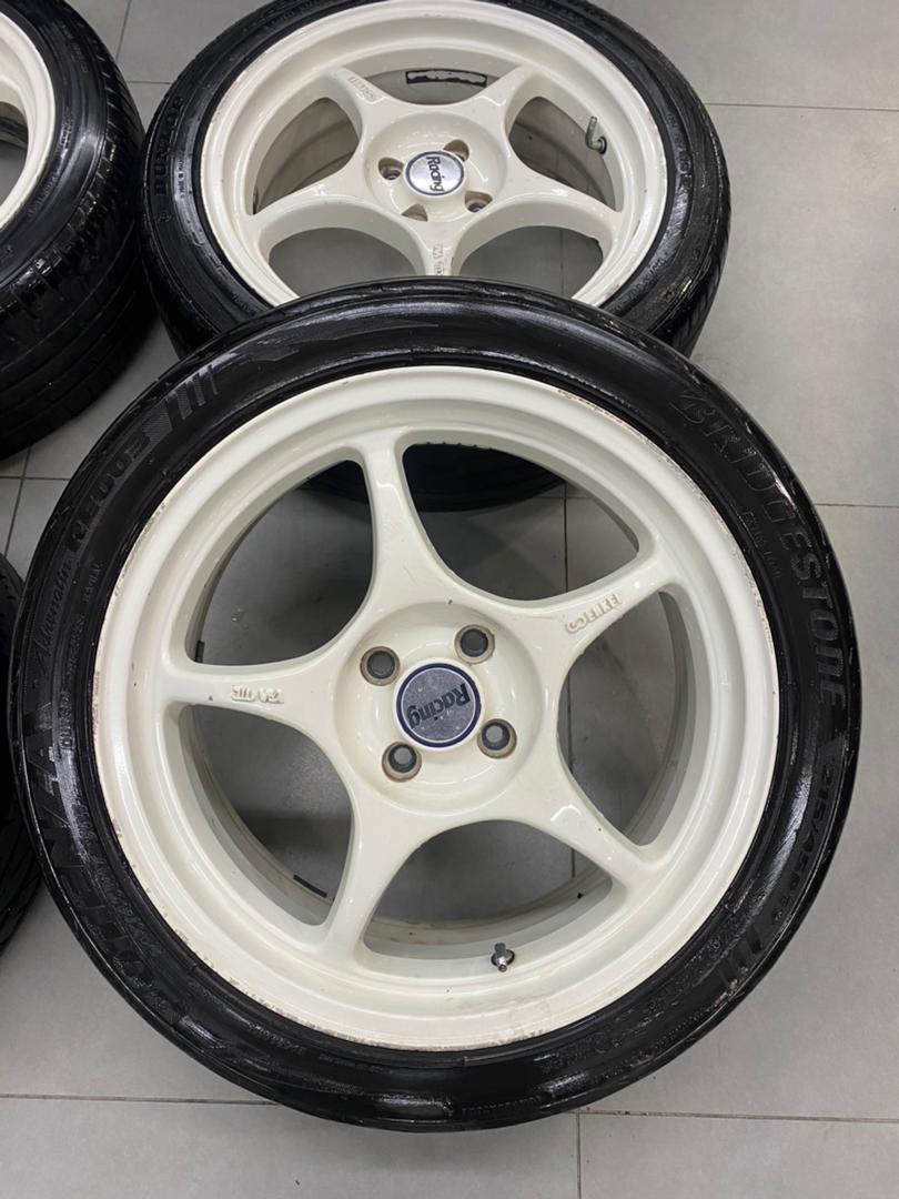 Sport Rim Enkei RPO1 17x7jj pcd100, Auto Accessories on Carousell