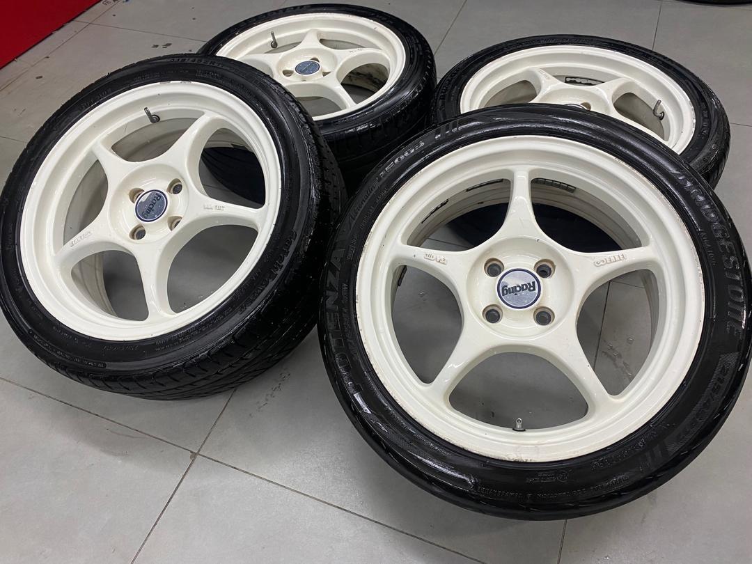 Sport Rim Enkei RPO1 17x7jj pcd100, Auto Accessories on Carousell