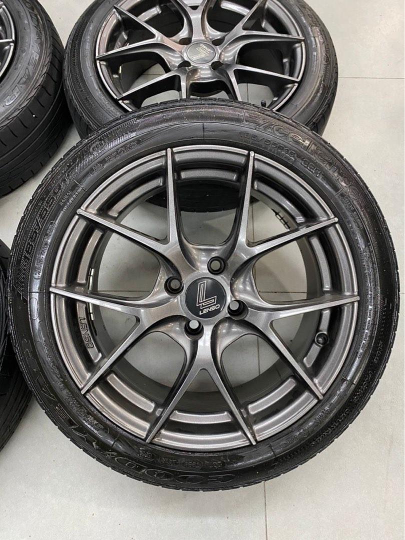 Sport Rim Lenso Jager Dyna 16x7jj pcd100, Auto Accessories on Carousell