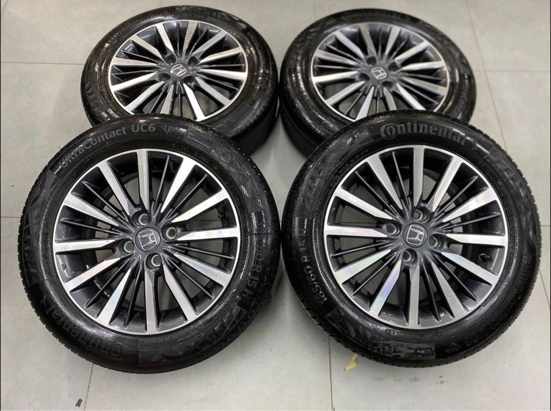 Sport Rim Original Honda City Gn2 15 inci siap tayar, Auto Accessories ...