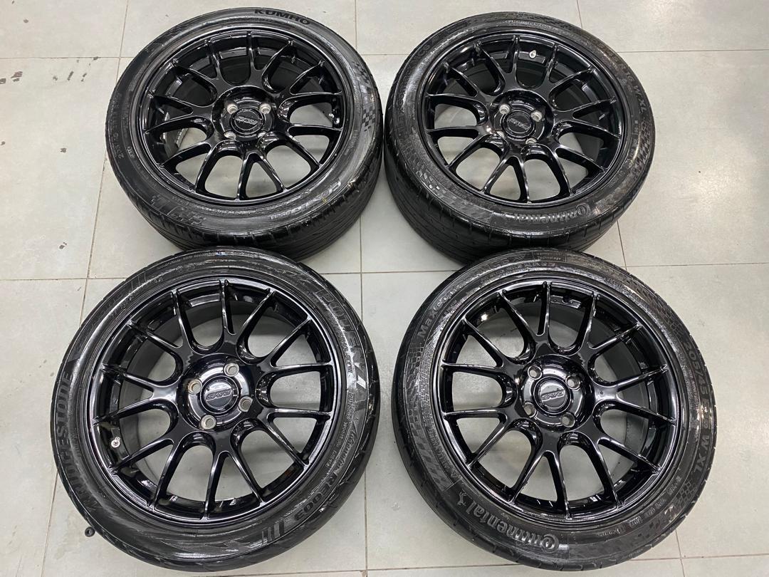 Sport Rim Rays G16 16x7jj pcd100 sekali tayar, Auto Accessories on ...
