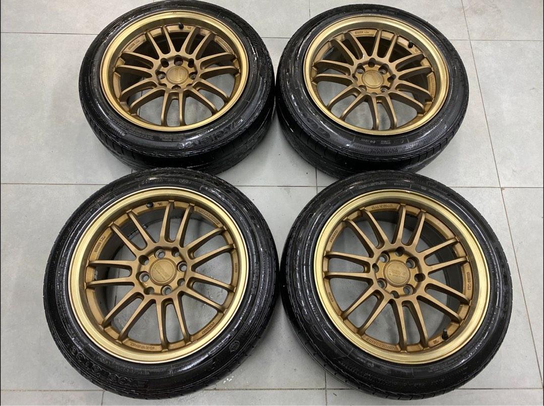 Sport Rim RE30 Thailand 16x7JJ PCD100/114, Auto Accessories on Carousell
