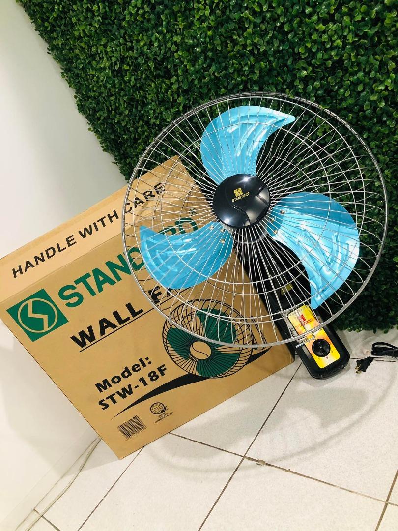 Standard 18" Industrial Wall Fan STW-18F, Furniture & Home Living ...