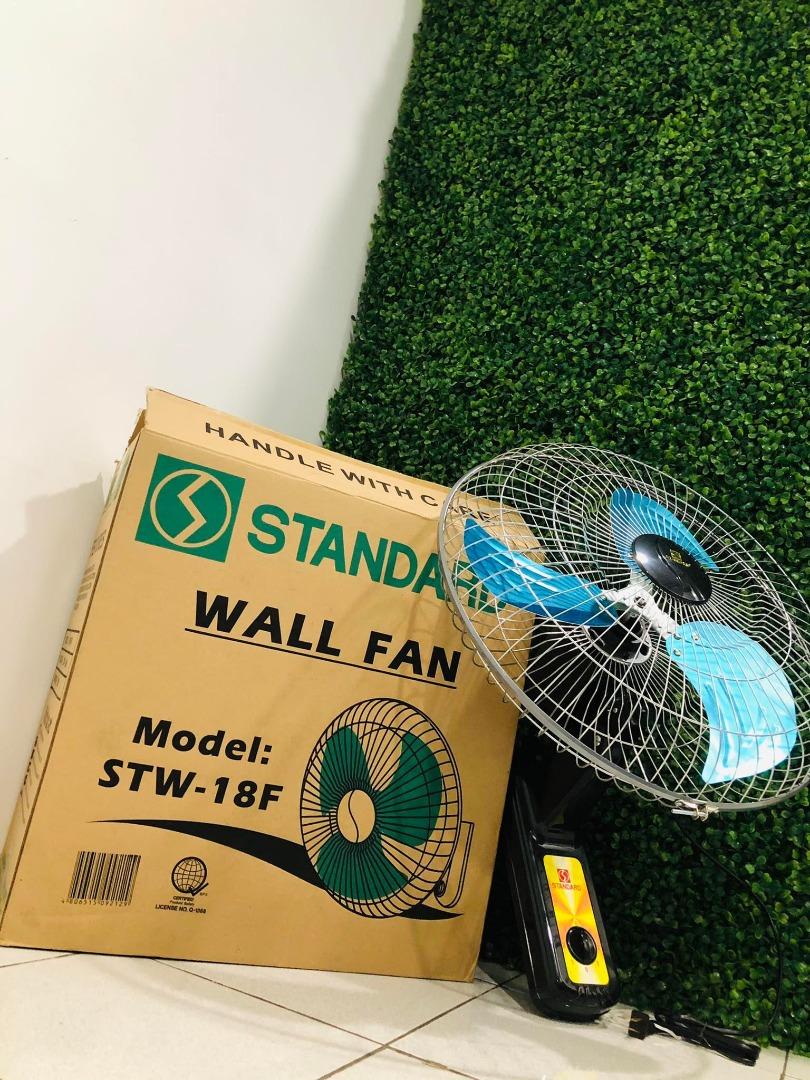 Standard 18" Industrial Wall Fan STW-18F, Furniture & Home Living ...