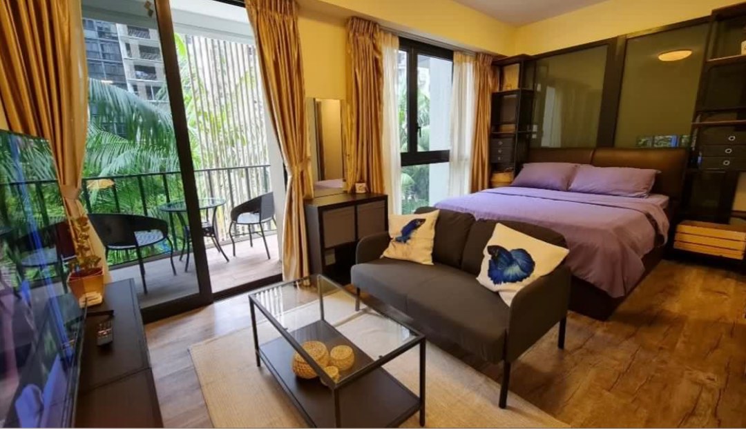Studio in Punggol condo: Flexi lease, pet-friendly, smoker-friendly ...