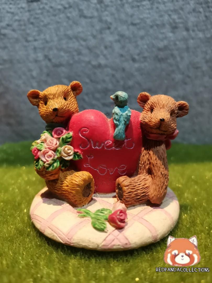 SWEET LOVE BEAR COUPLE FIGURINE, Hobbies & Toys, Memorabilia ...