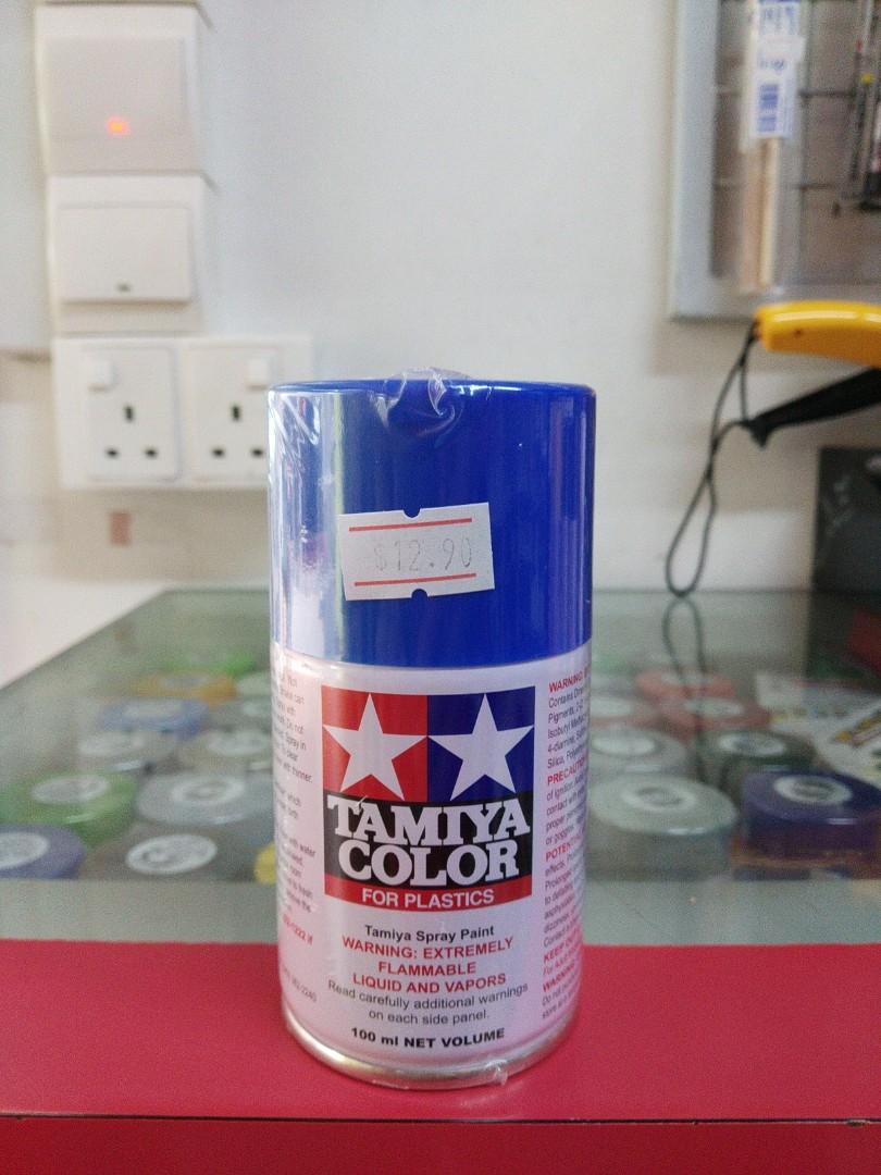 Tamiya TS-44 Brilliant Blue Spray Paint for Plastic, Hobbies & Toys ...