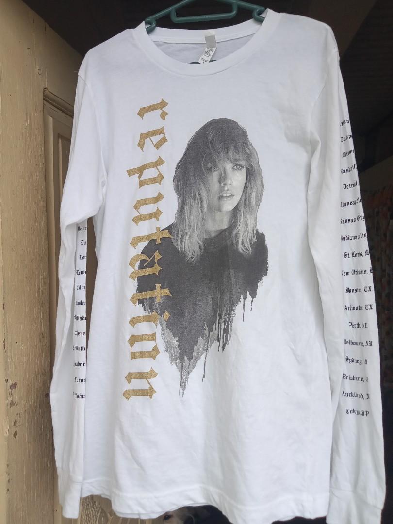 Taylor Swift Reputation tour long sleeve, Men's Fashion, Tops & Sets ...