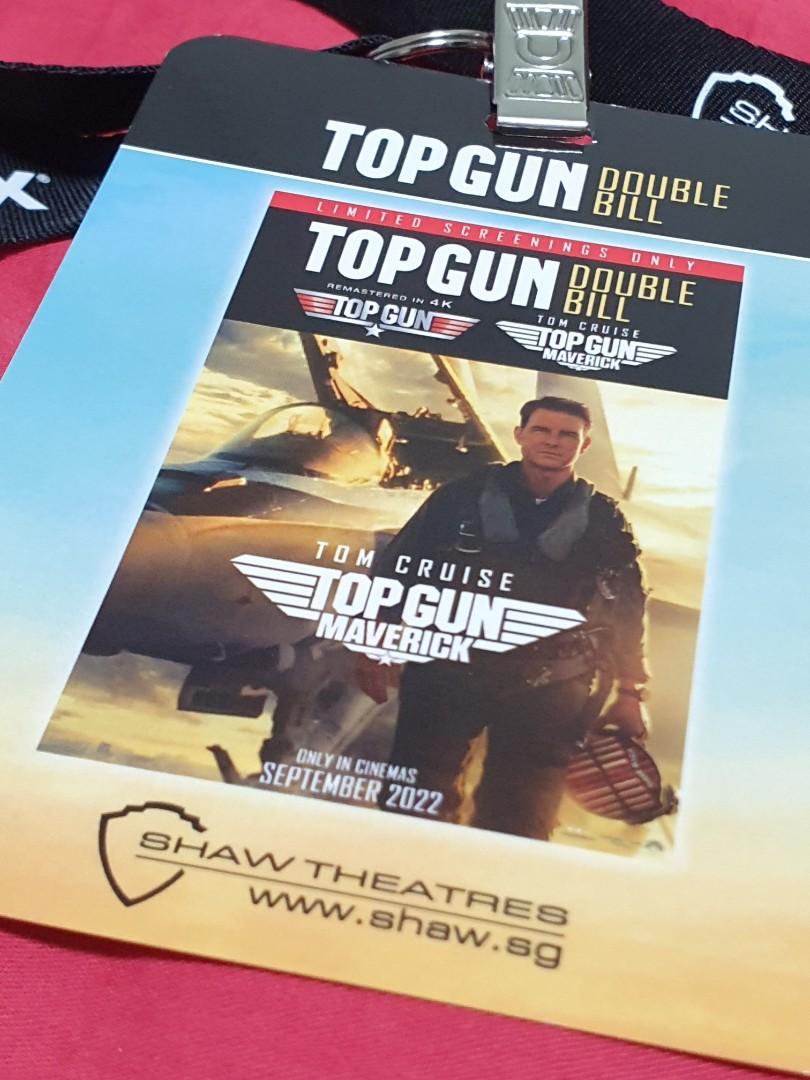 TOP GUN MAVERICK Tom Cruise Shaw Theatres Double Bill exclusive pass lanyard free postage ...