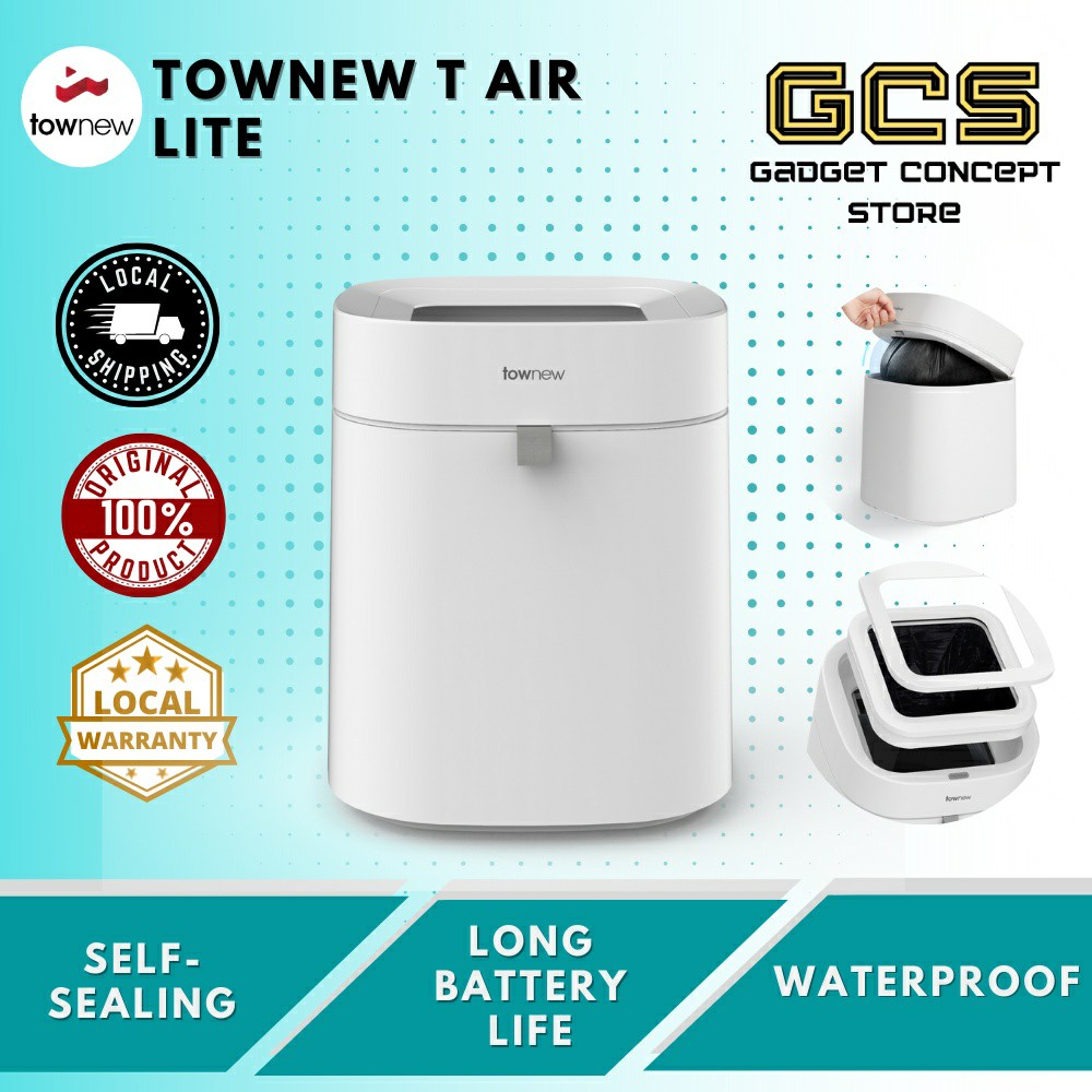 Townew Smart Trash Can T Air Lite Touchless Motion Smart Sensor Rubbish Bin, TV & Home ...
