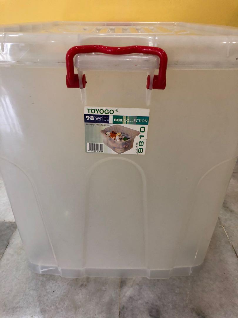 Toyogo transparent box with wheel very big, pick up from Kota Kemuning ...