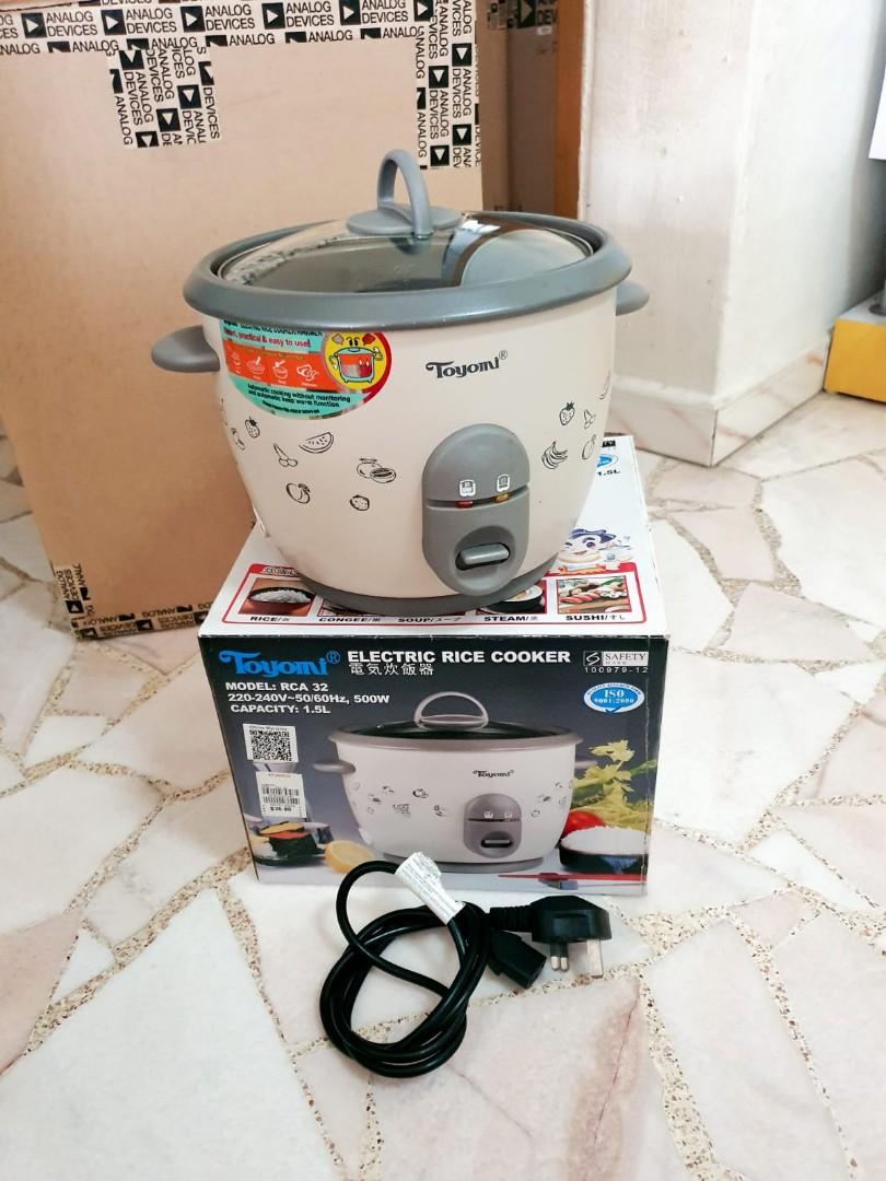 Toyomi Electric Rice Cooker, Furniture & Home Living, Kitchenware ...