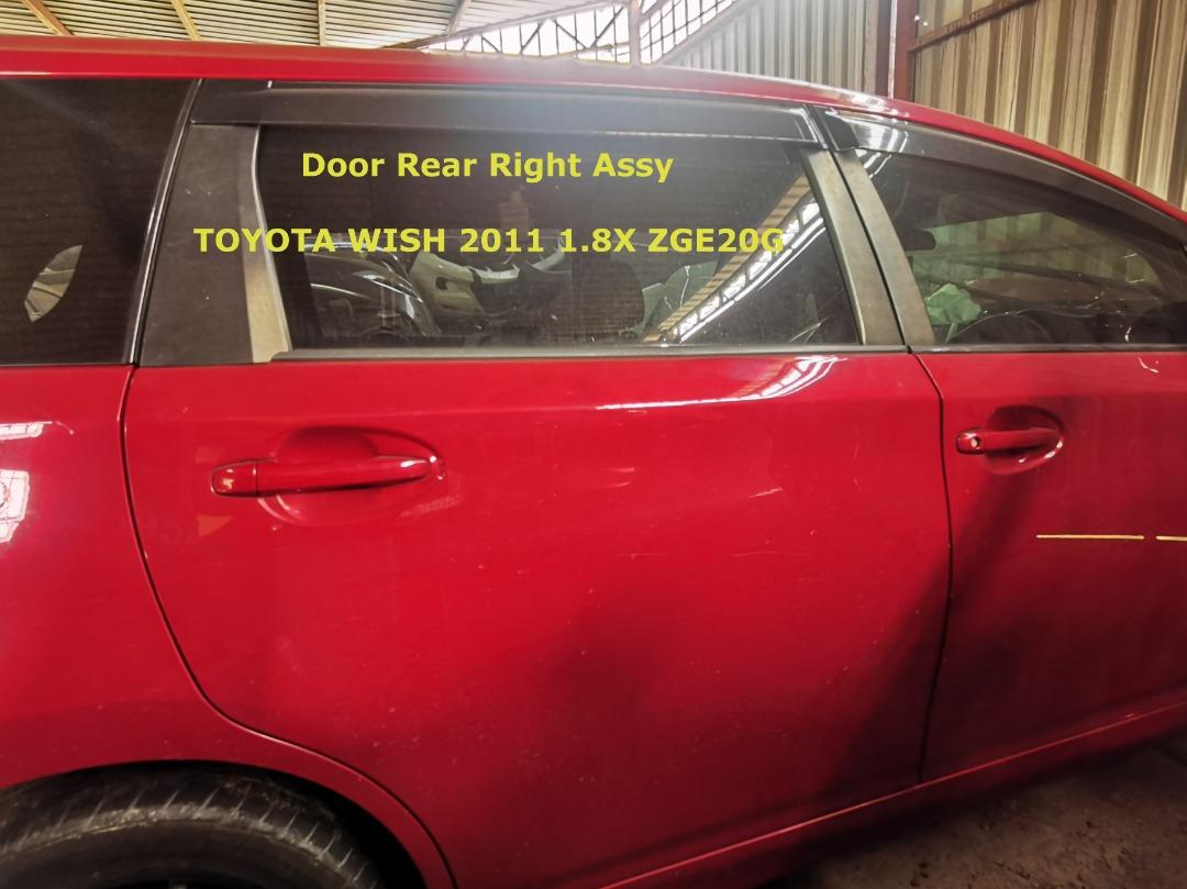 TOYOTA WISH 1.8X ZGE20 Door Pintu Completed Depan Belakang Front Rear ...