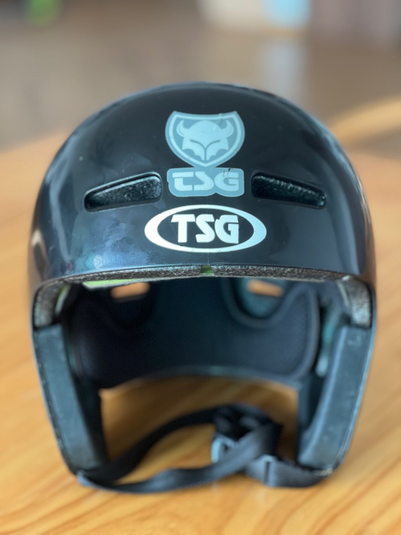 TSG Full-cut helmet, Sports Equipment, Bicycles & Parts, Parts ...