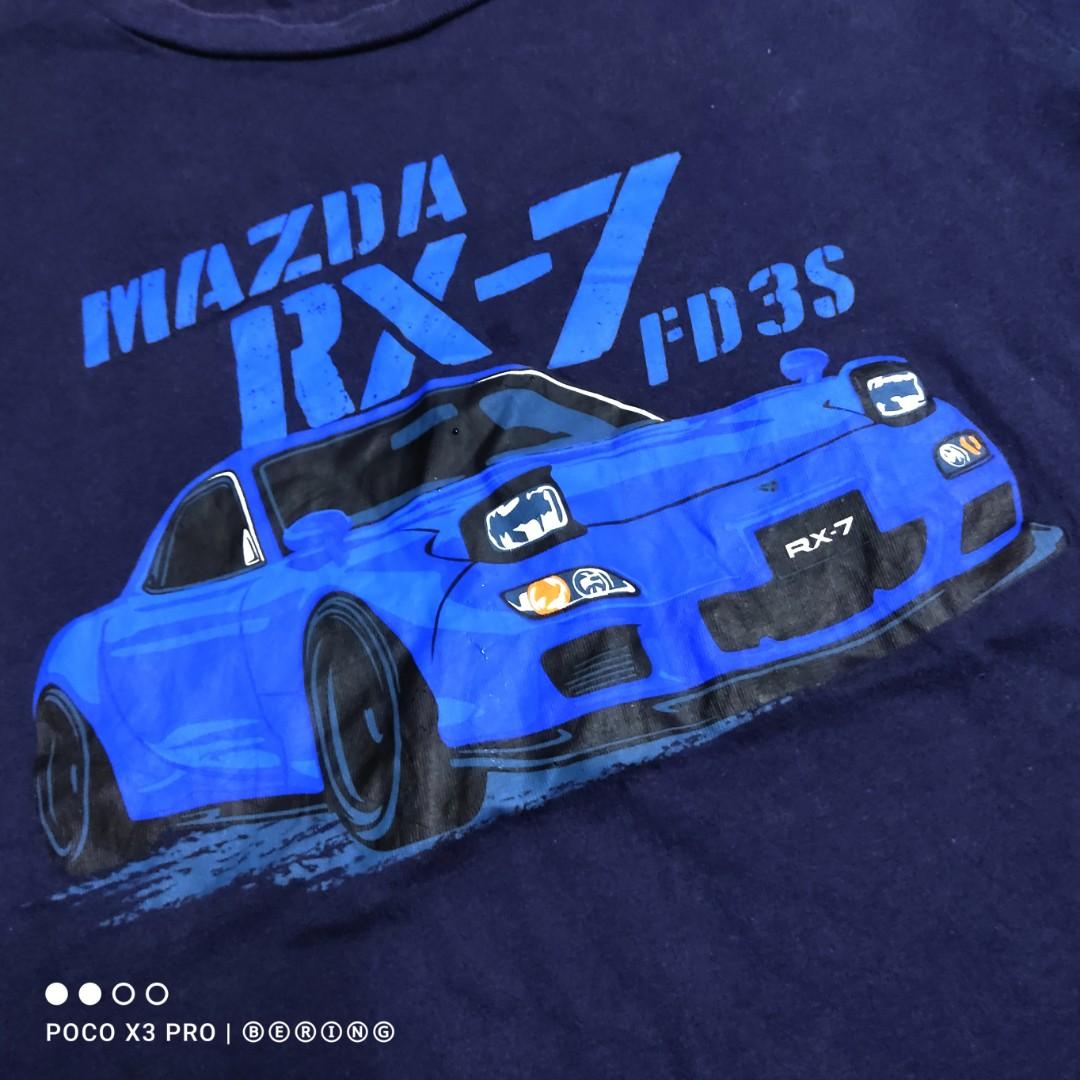 T-SHIRT MAZDA RX7 FD3S, Men's Fashion, Tops & Sets, Formal Shirts on ...