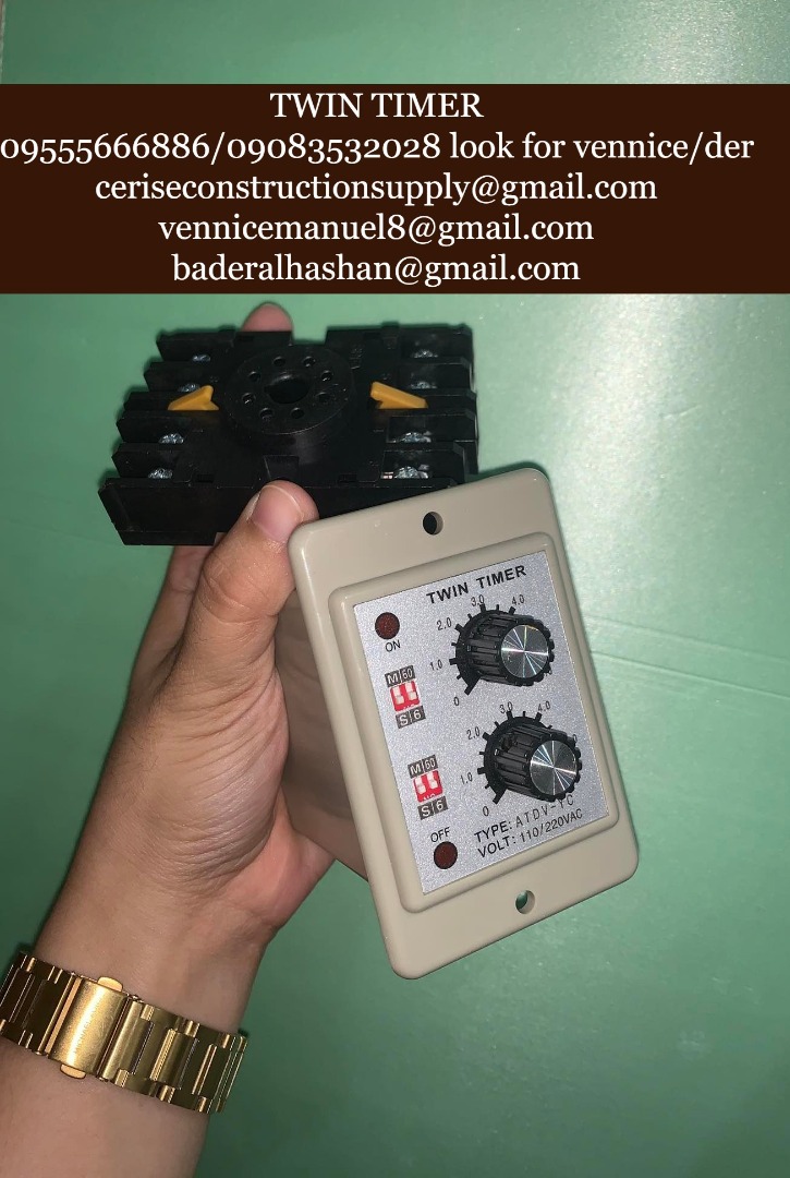 Twin Timer, Commercial & Industrial, Construction Tools & Equipment on ...