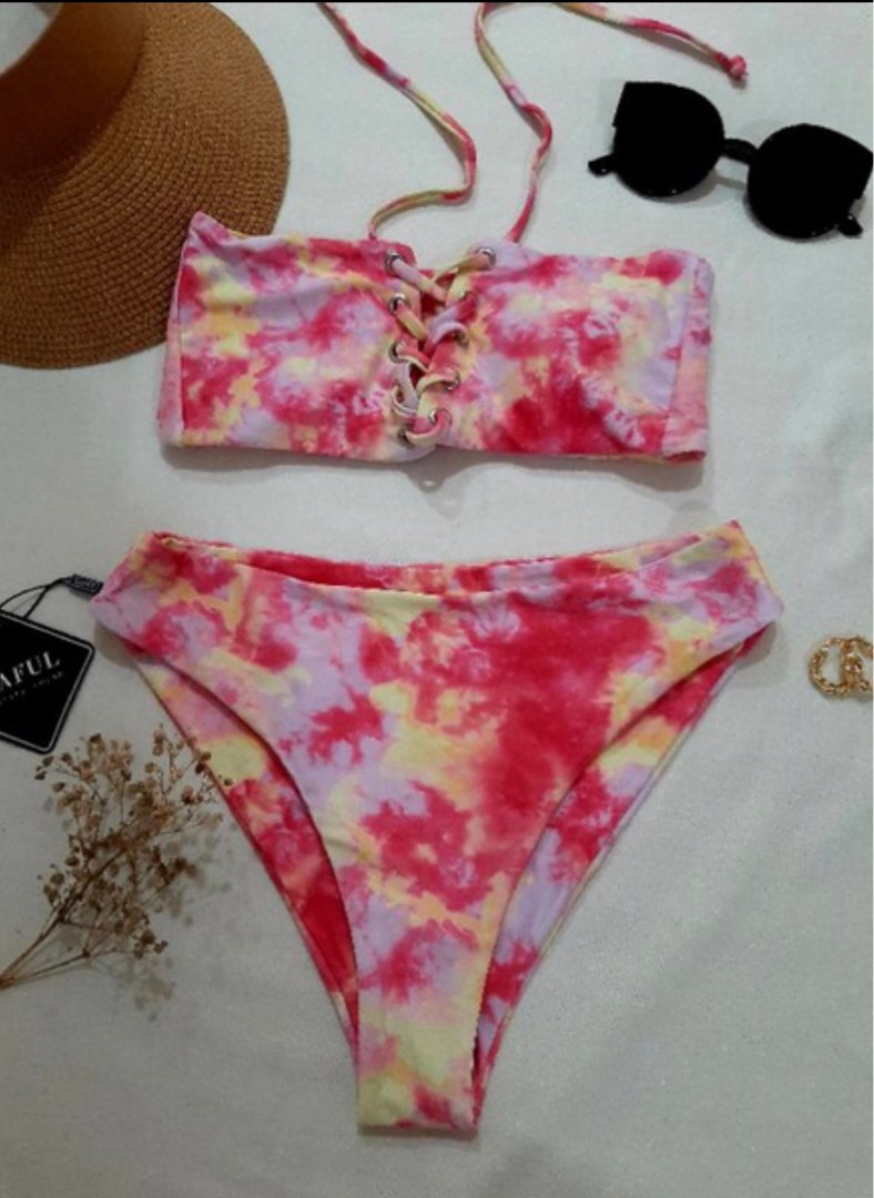 two piece bikini small brand new, Women's Fashion, Swimwear, Bikinis ...