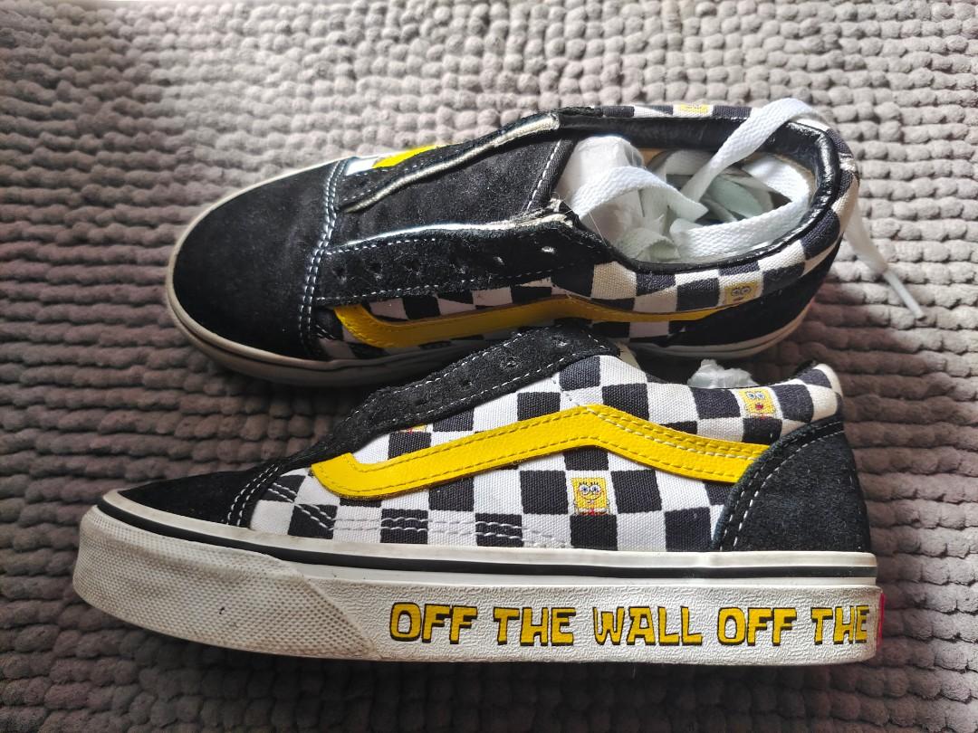 Vans X SpongeBob Old School Sneakers, Babies & Kids, Babies & Kids ...