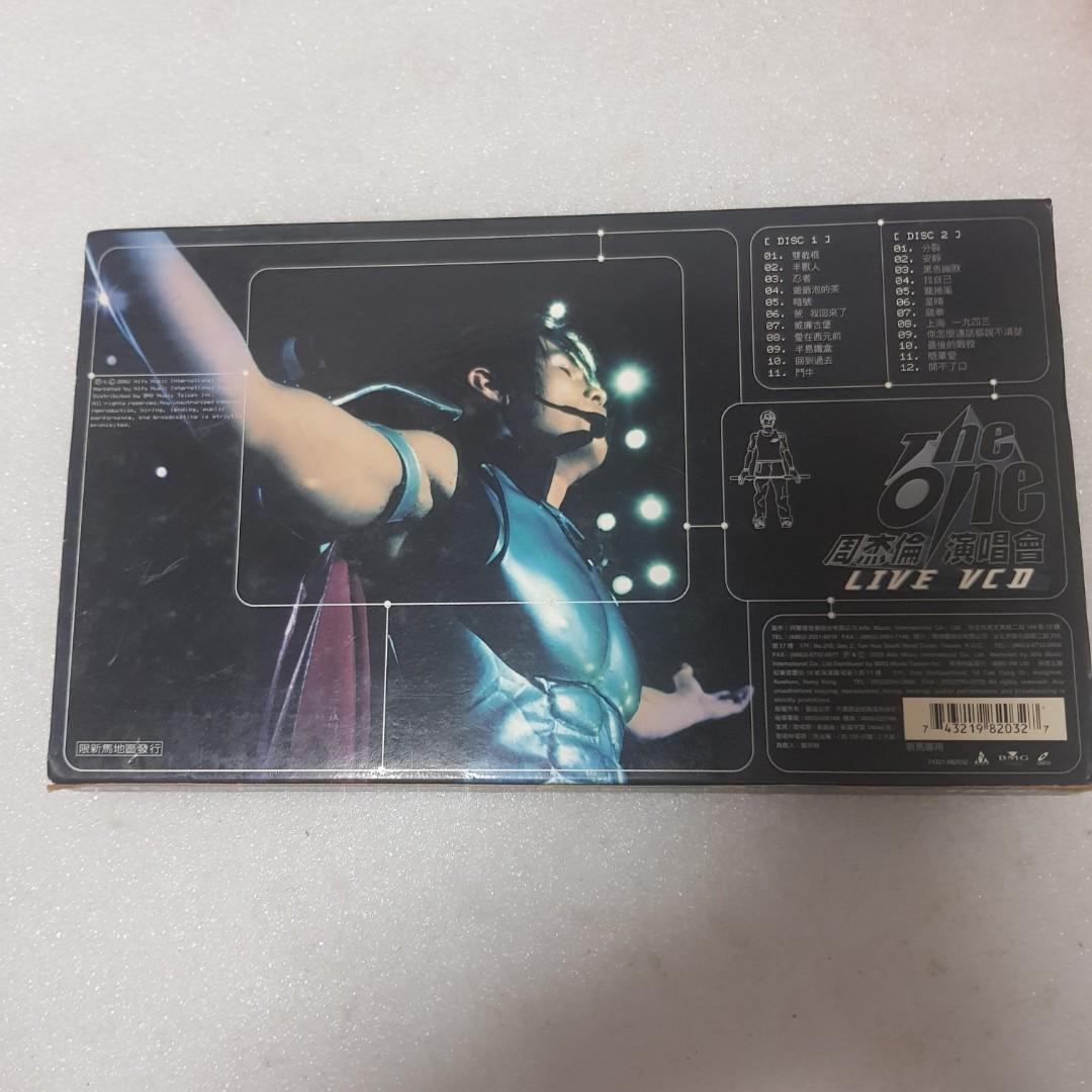 Vcd 周杰伦 live concert 2002 taipei, Hobbies & Toys, Music & Media, CDs ...