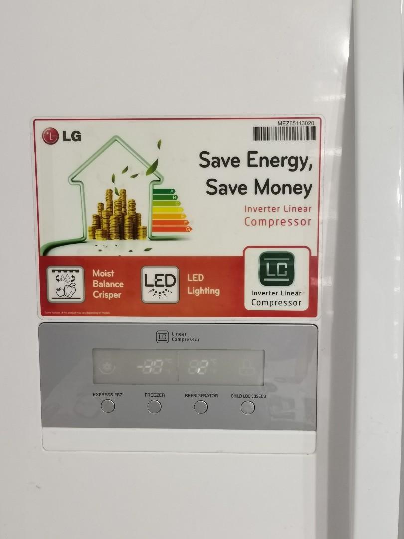 Very Powerful LG Inverter Fridge -Like New, TV & Home Appliances ...