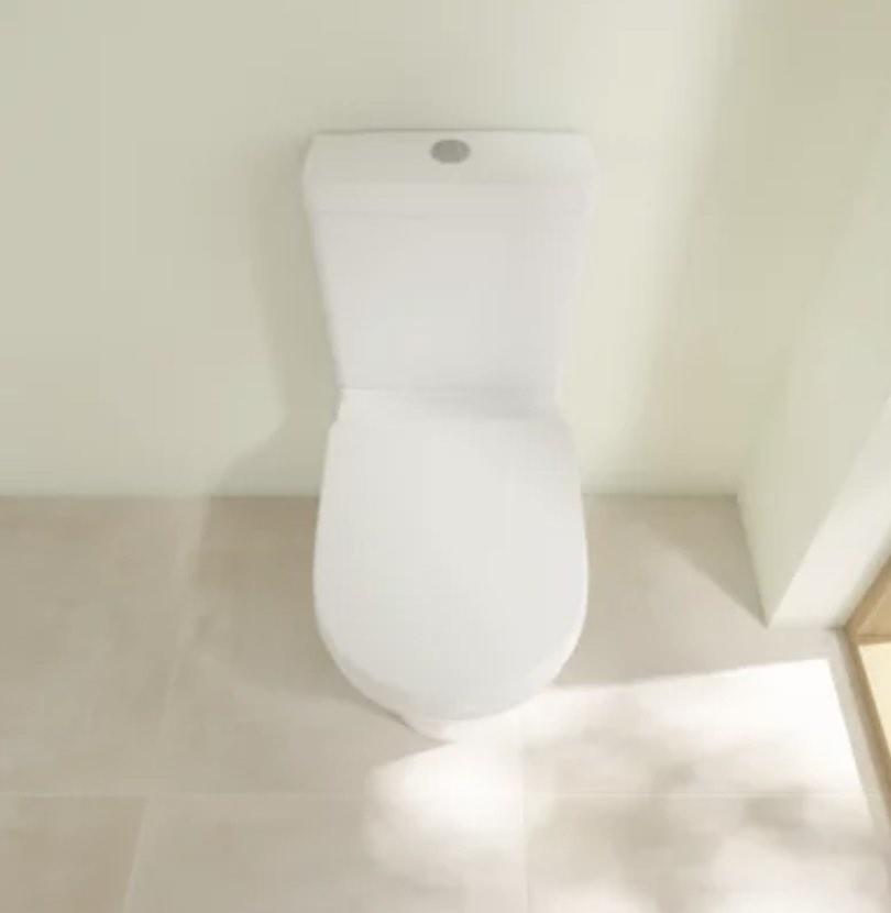 Villeroy & Boch Close Coupled WC “rimless”, Furniture & Home Living ...