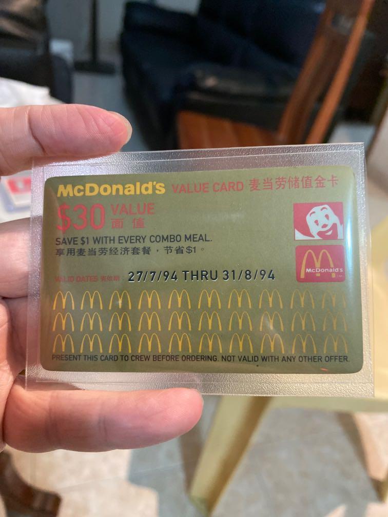 Vintage MacDonald and KFC Cards, Hobbies & Toys, Memorabilia ...