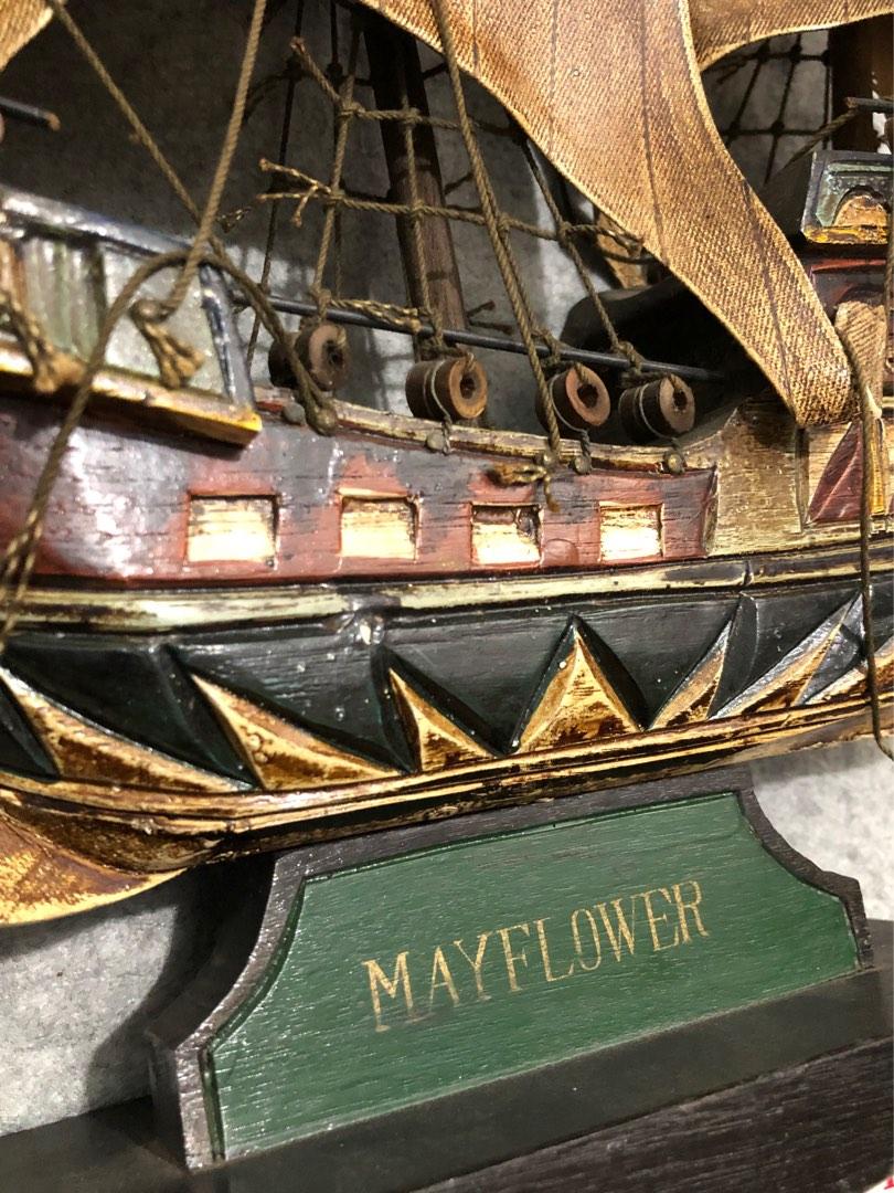 Vtg Mayflower Ship Model Replica Scale, Furniture & Home Living, Home ...