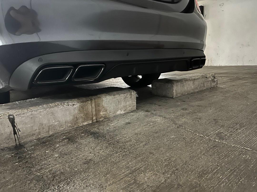 W205 diffuser and Quad exhaust Tips, Car Accessories, Accessories on ...