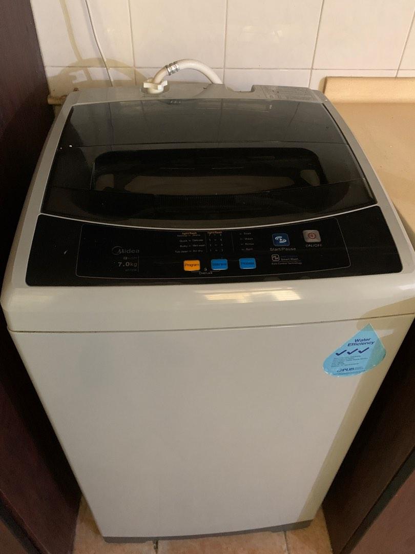 Washing Machine Midea MT725B 7KG, TV & Home Appliances, Washing ...