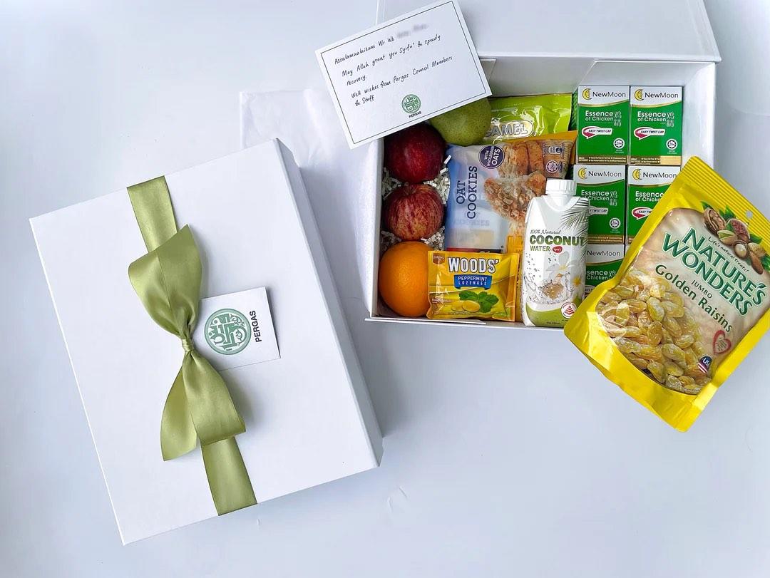 Wellness/ Get Well/ food gift box/ hamper (essence of chicken, oat ...