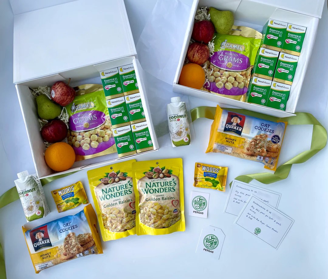 Wellness/ Get Well/ food gift box/ hamper (essence of chicken, oat ...