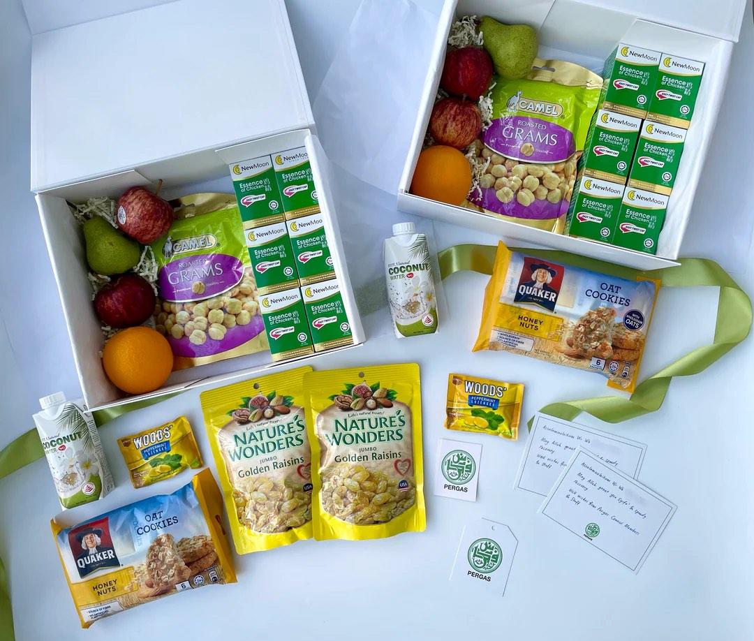 Wellness/ Get Well/ food gift box/ hamper (essence of chicken, oat ...