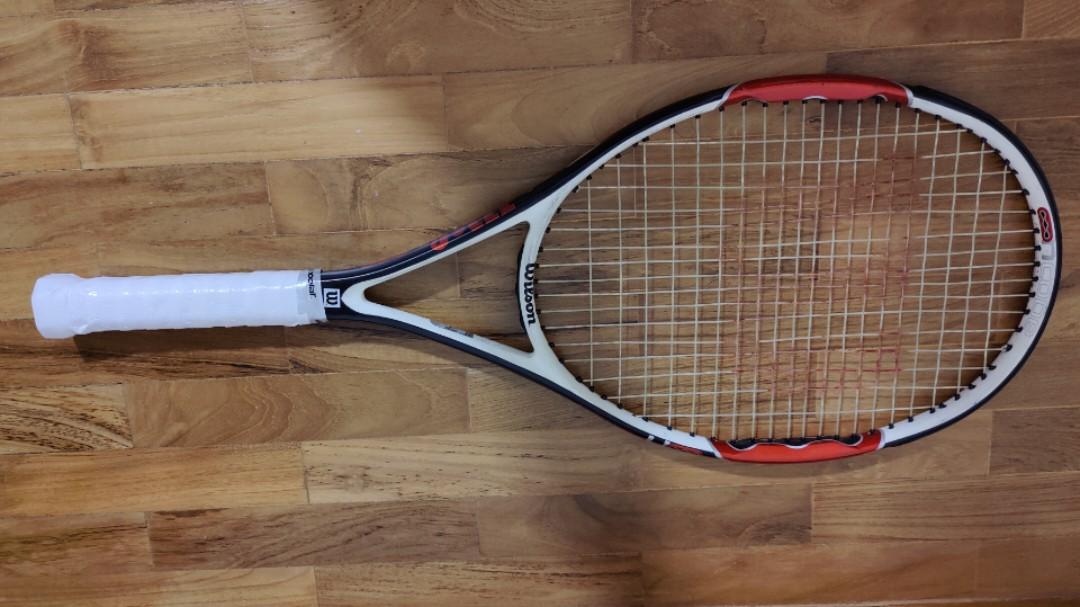 Wilson nCode nFlash tennis racquet, Sports Equipment, Sports & Games ...