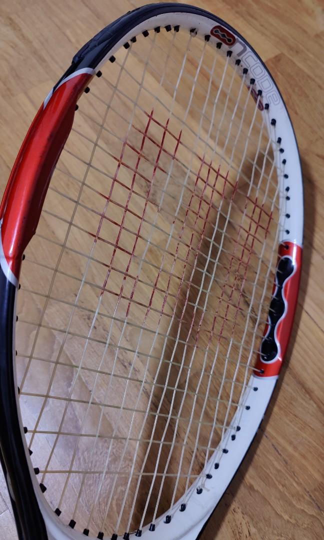 Wilson nCode nFlash tennis racquet, Sports Equipment, Sports & Games ...