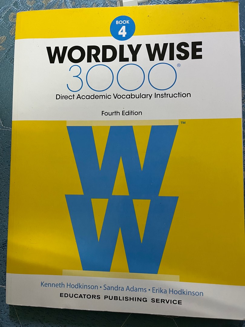 多益Worldly wise 3000 Book4, 書籍、休閒與玩具, 書本及雜誌, 評量練習在旋轉拍賣
