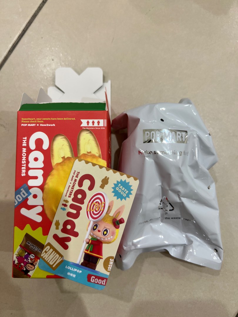 [WTS/WTT] popmart labubu the monsters candy series - lollipop, Hobbies ...