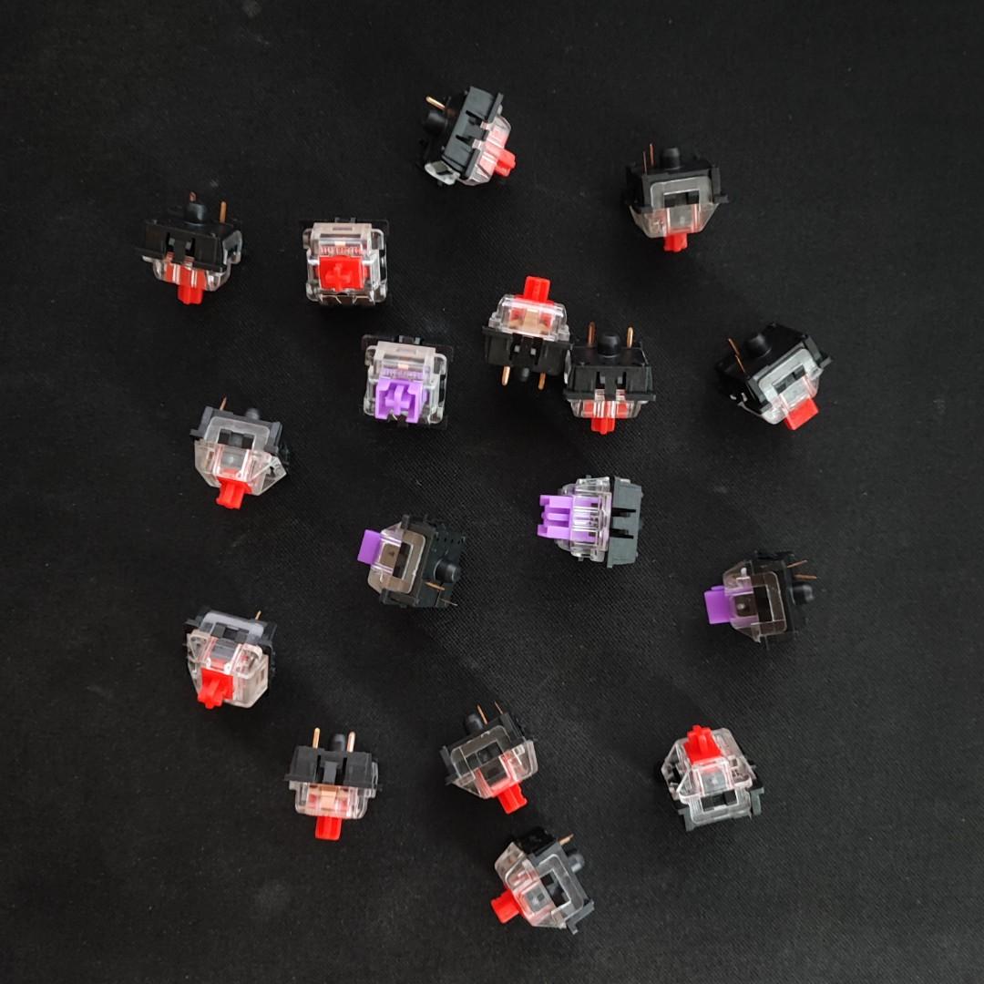 (x61) Outemu Red Linear & Purple Light Tactile Switches for Gaming ...
