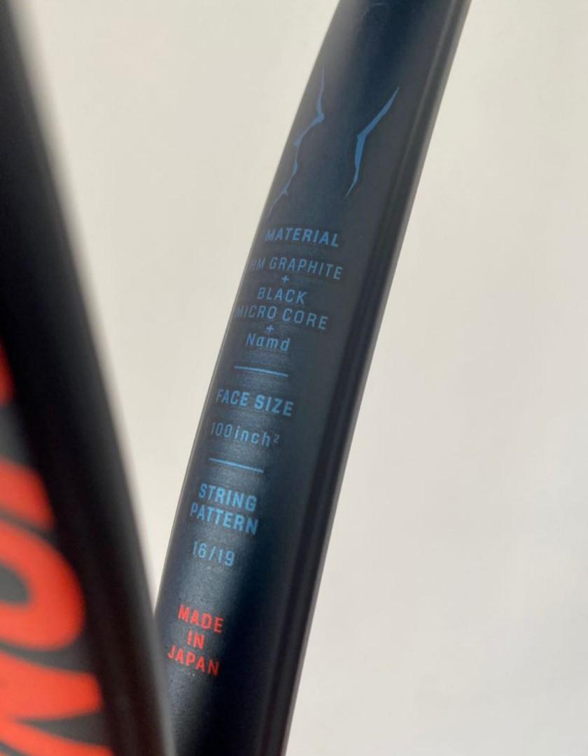 YONEX VCORE Pro 100 Tennis Racket, Sports Equipment, Sports & Games ...