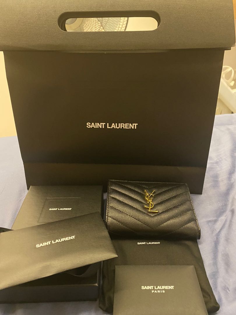 YSL Wallet, Luxury, Bags & Wallets on Carousell